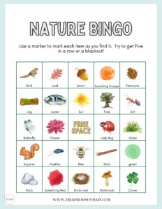 Outdoor Scavenger Hunt Ideas with Free Printables for Kids | Triad Moms ...