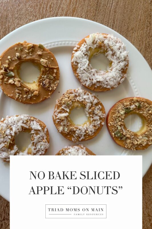 Easy No Bake Sliced Apple Donuts Recipe | Triad Moms on Main | Quick ...