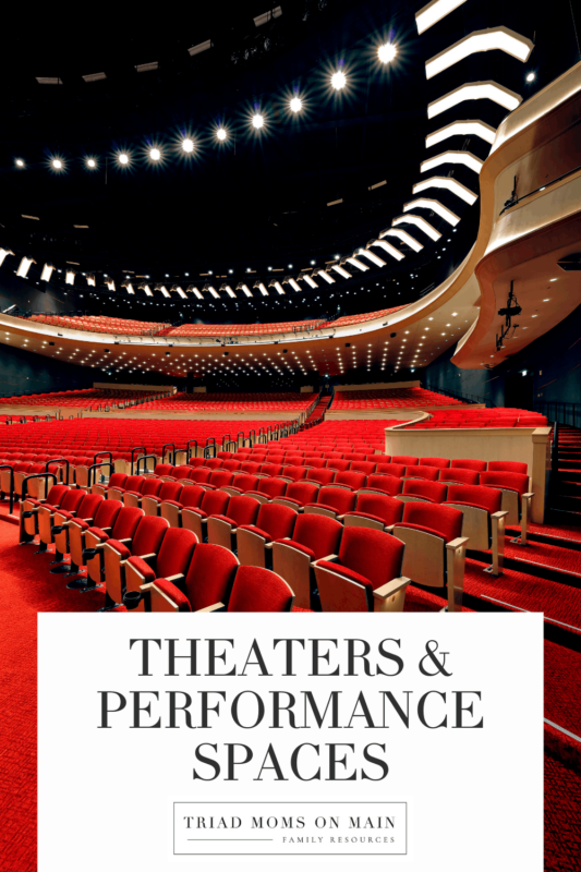 Theaters & Performance Spaces in the Piedmont Triad